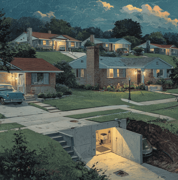 How Cold War Suburbs Built Fallout Shelters Into Everyday Neighborhood ...